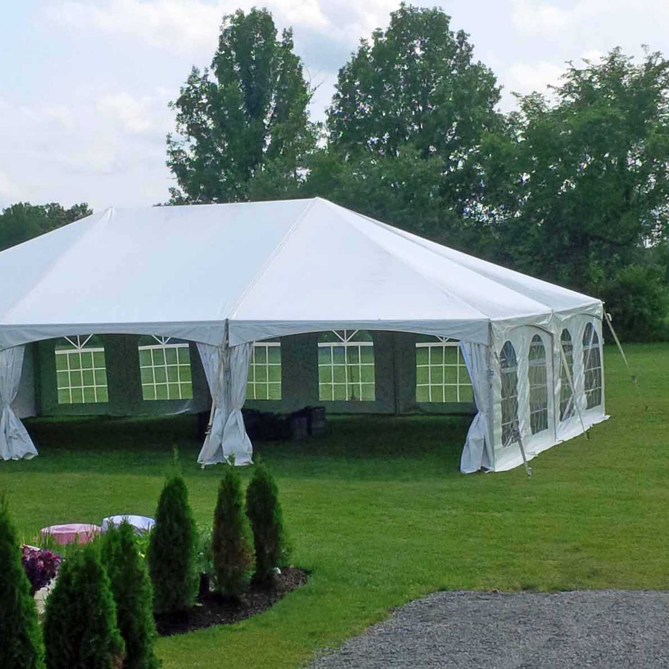 Tent liners, pole wraps, and string lighting are all great ways to ...